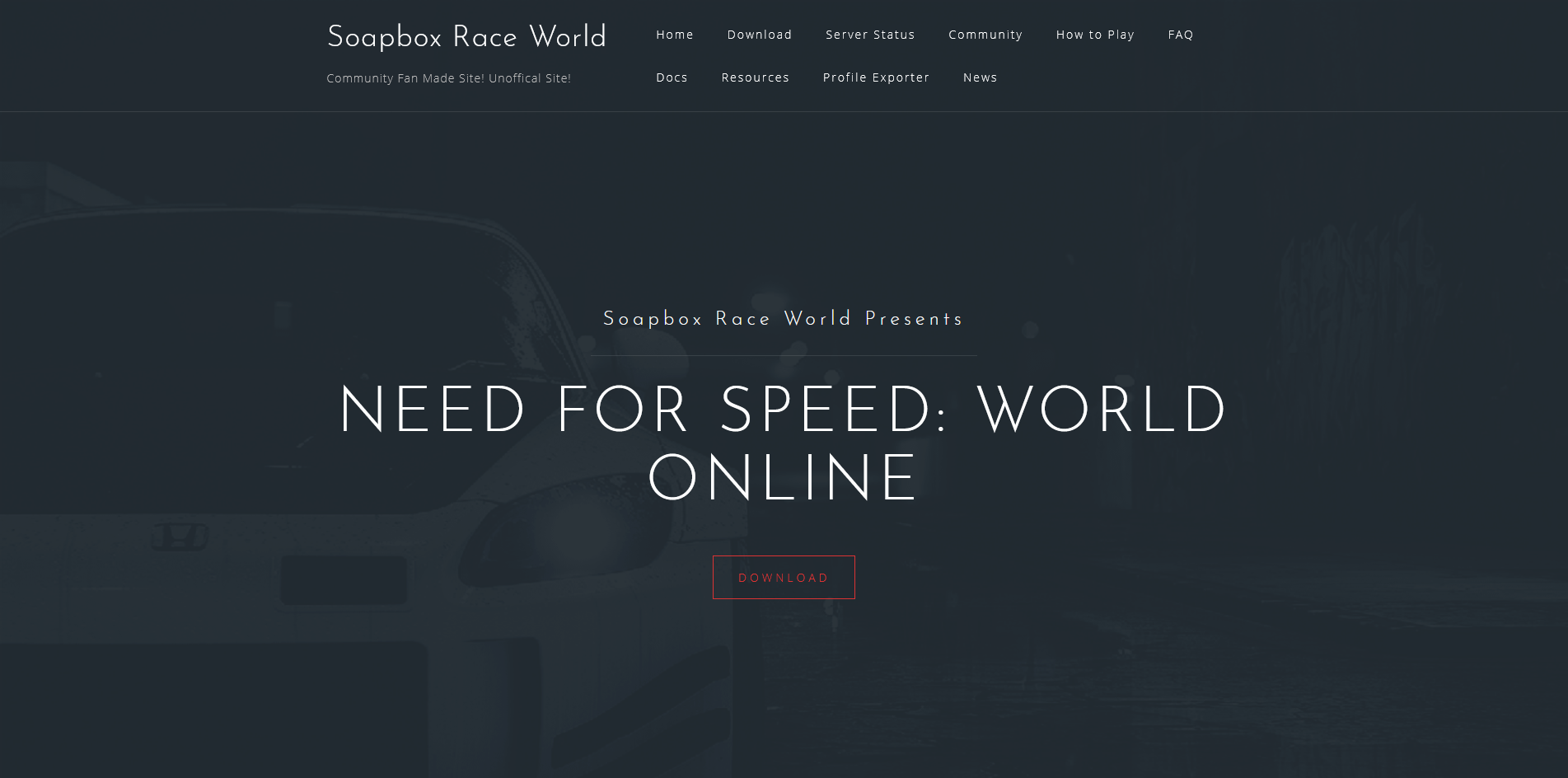 Whats up with your Homepage? : r/SoapBoxRaceWorld